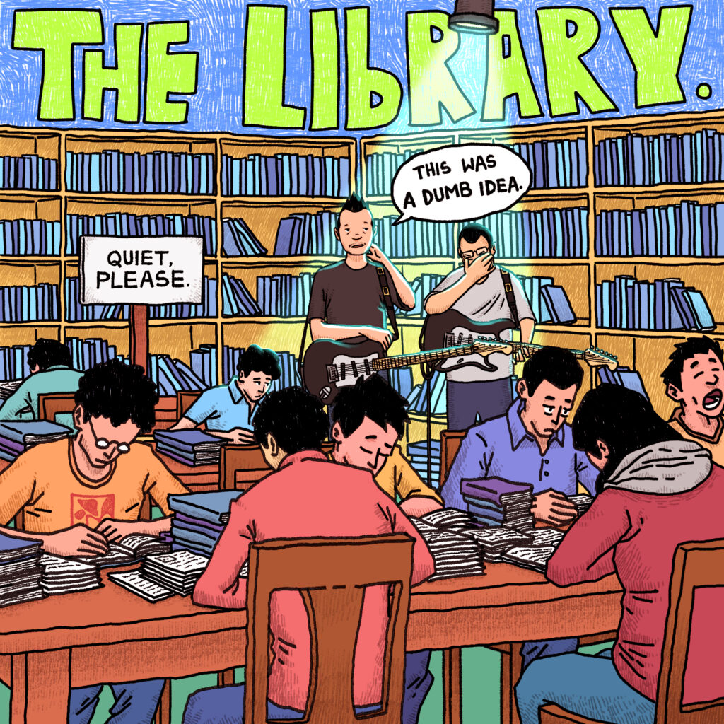 The Library releases punk prog debut album ‘Quiet, Please’.
